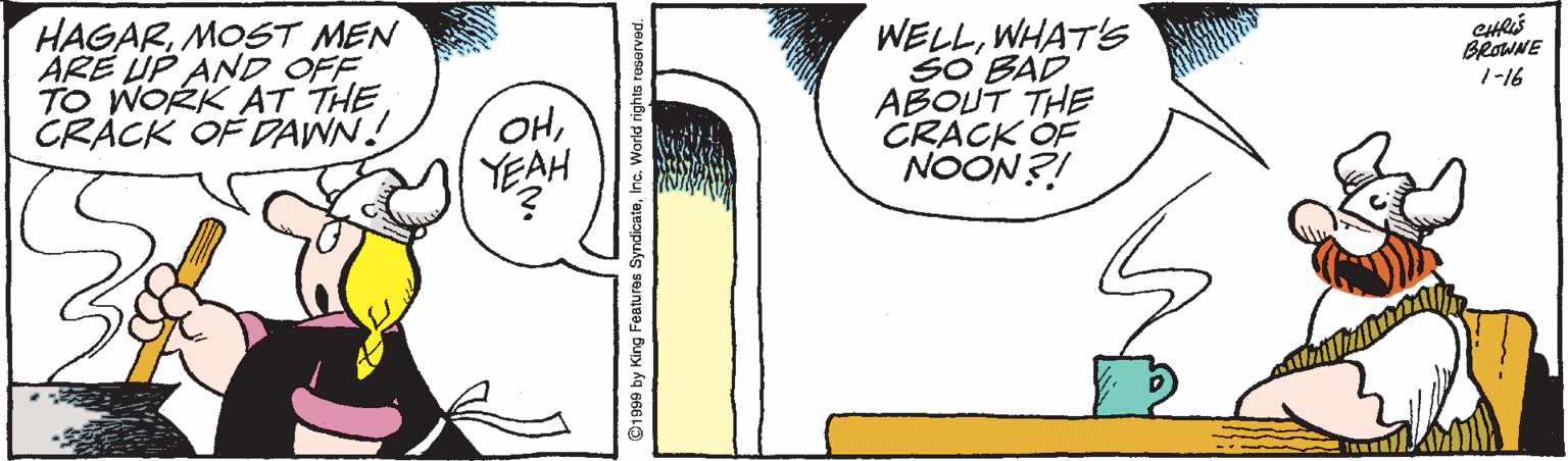 Hagar The Horrible Comic Strip 1999-01-16 | Comics Kingdom