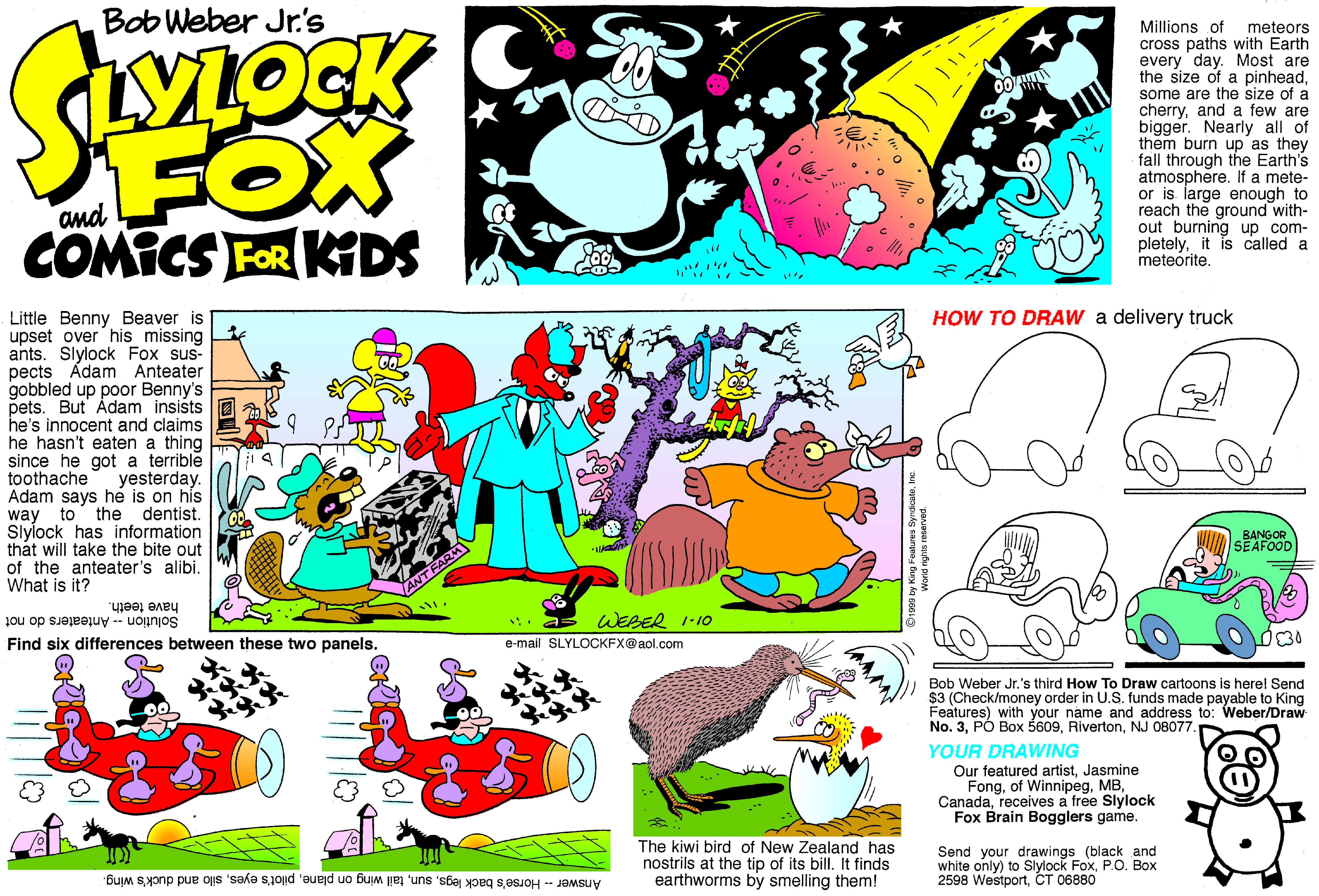 Slylock Fox Comic Strip 1999-01-10 | Comics Kingdom