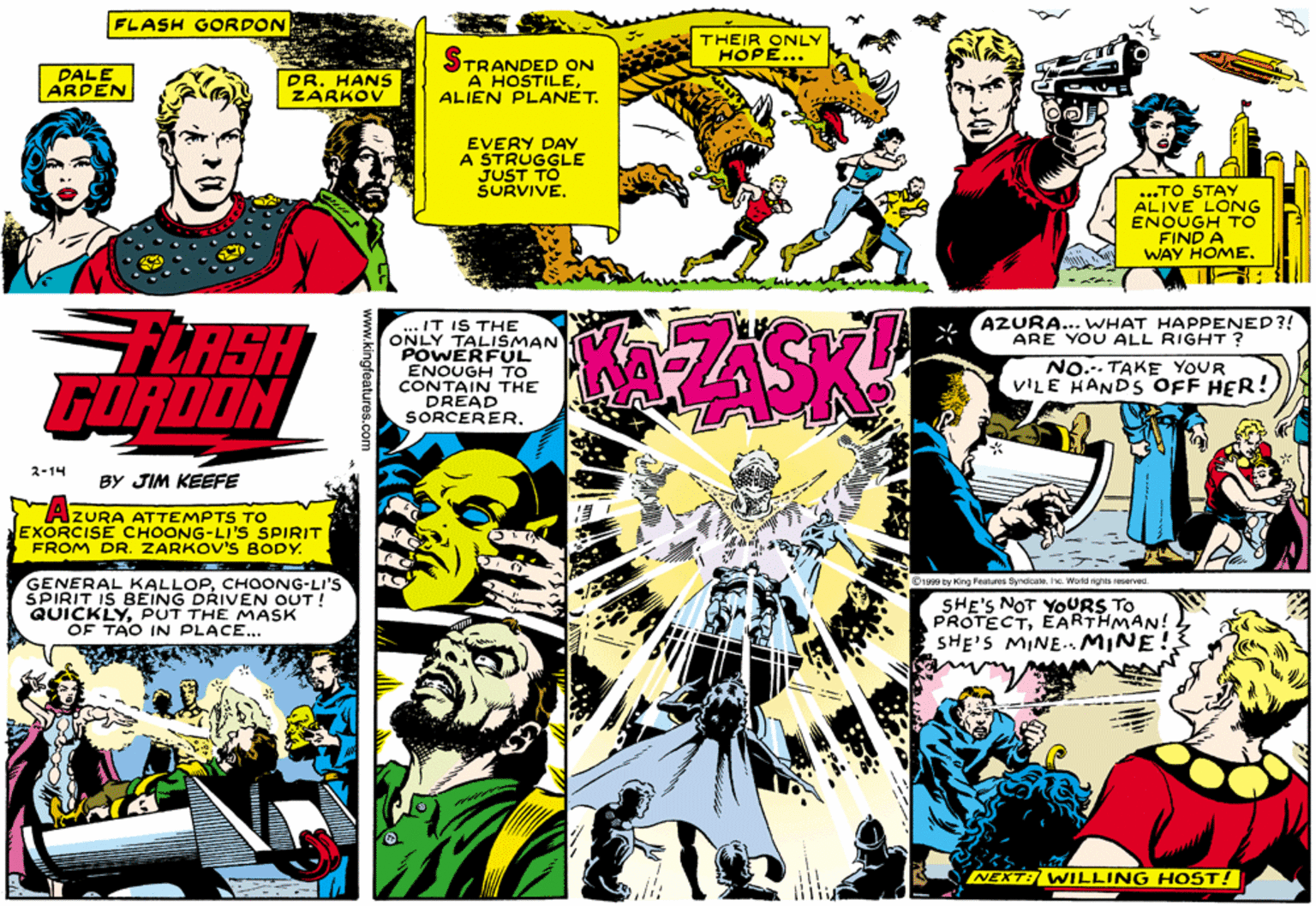 Flash Gordon Comic Strip 1999-02-14 | Comics Kingdom