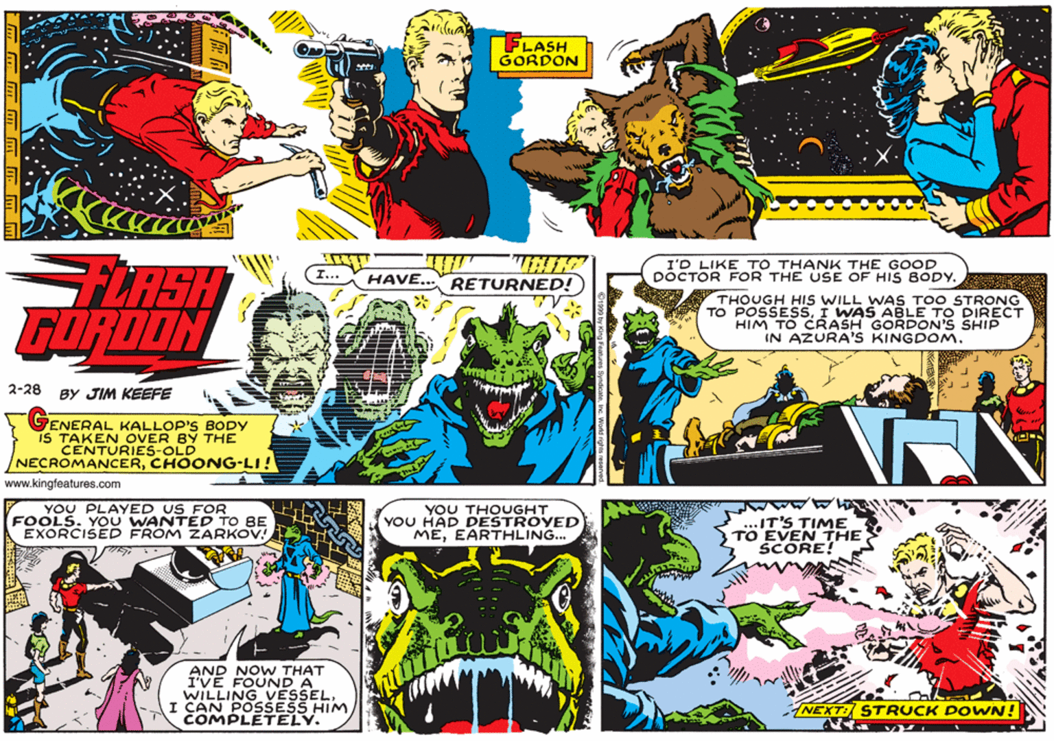Flash Gordon Comic Strip 1999-02-28 | Comics Kingdom