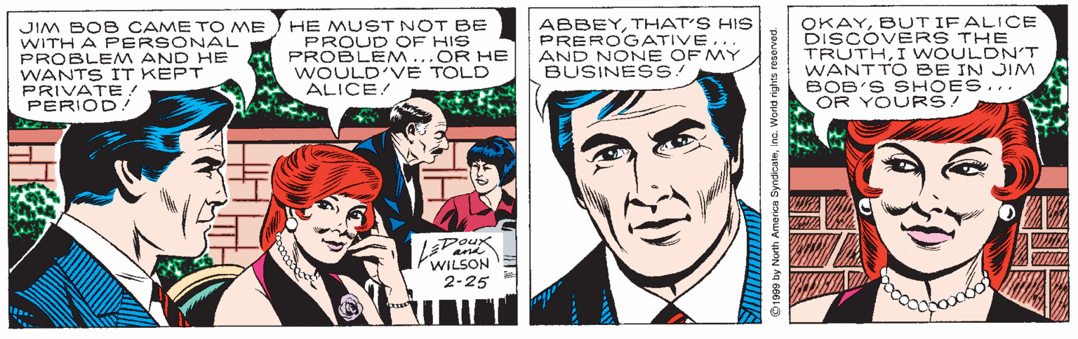 Judge Parker Comic Strip 1999-02-25 | Comics Kingdom