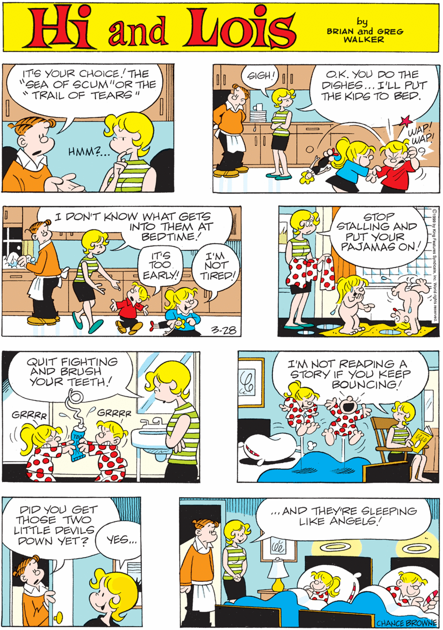 Hi and Lois Comic Strip 1999-03-28 | Comics Kingdom