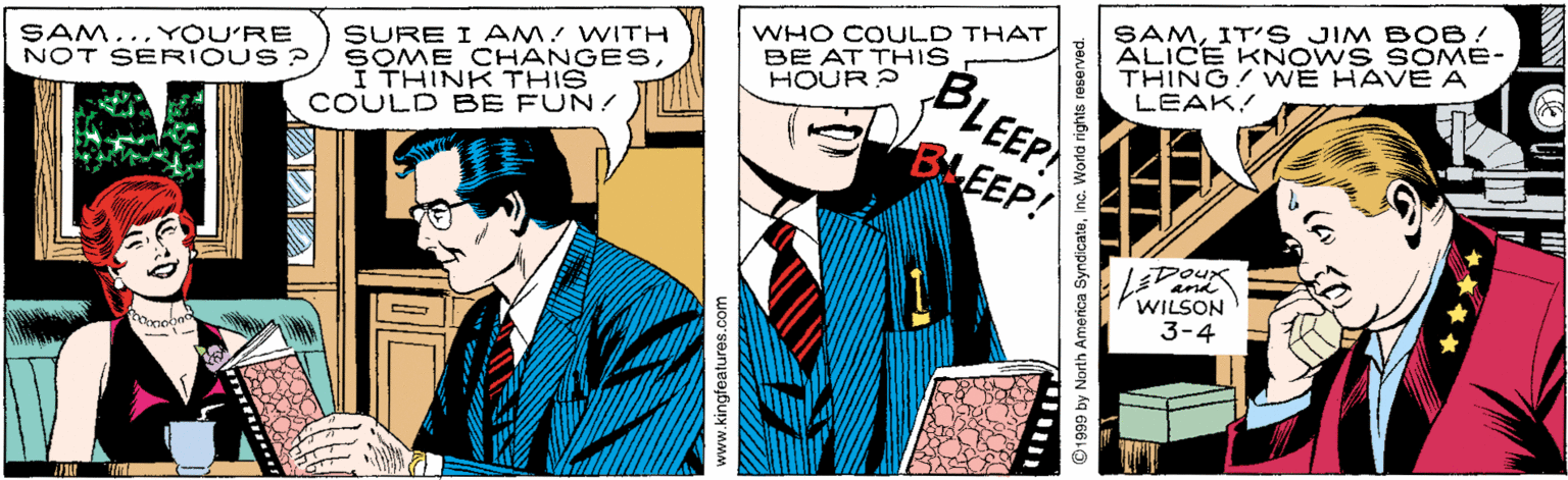 Judge Parker Comic Strip 1999-03-04 | Comics Kingdom