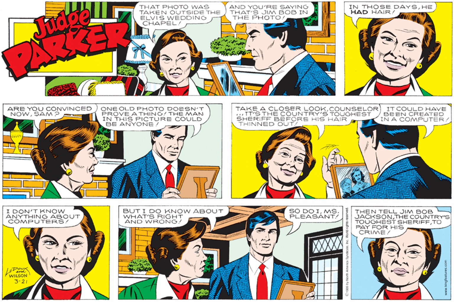 Judge Parker Comic Strip 1999-03-21 | Comics Kingdom