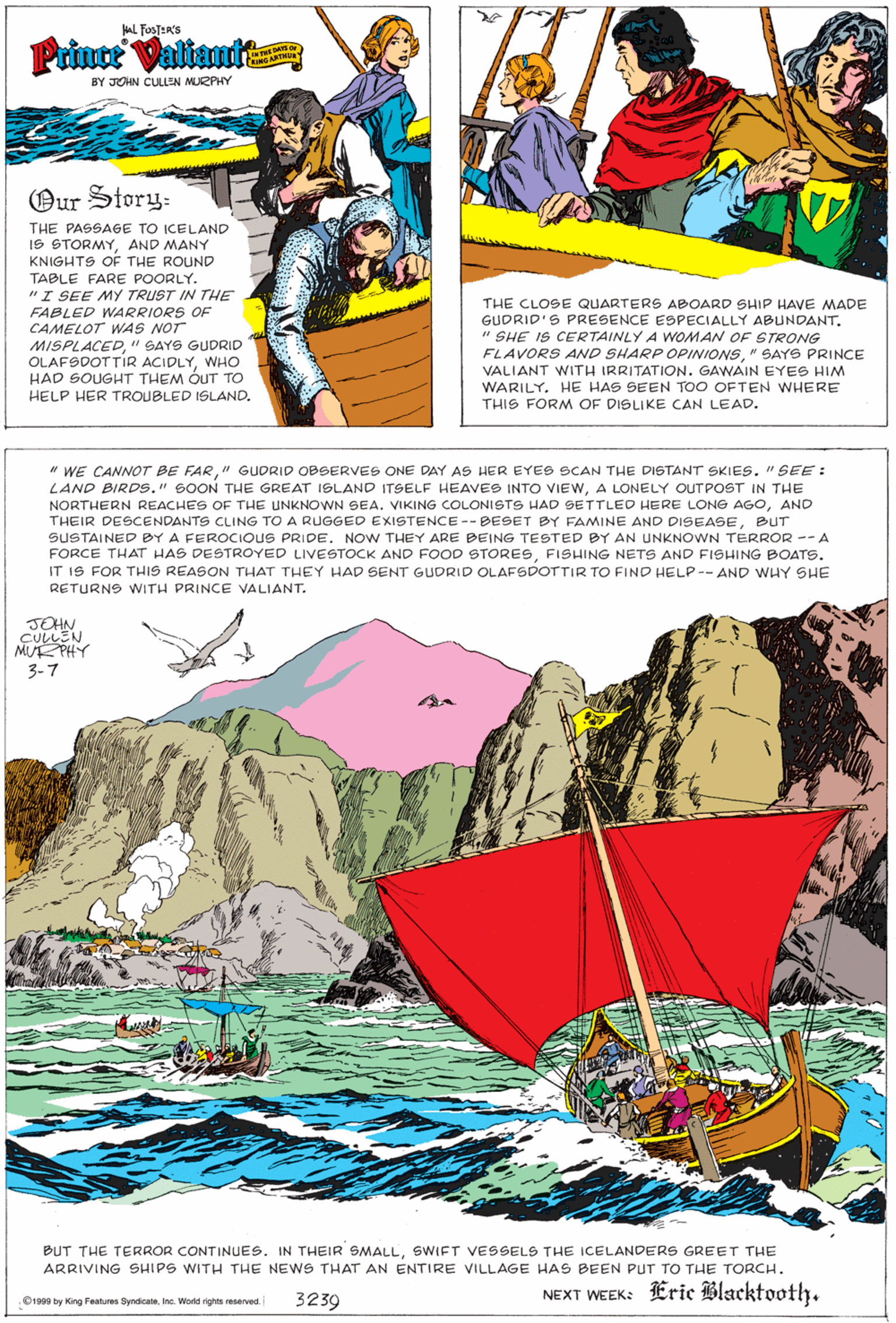 Prince Valiant Comic Strip 1999-03-07 | Comics Kingdom