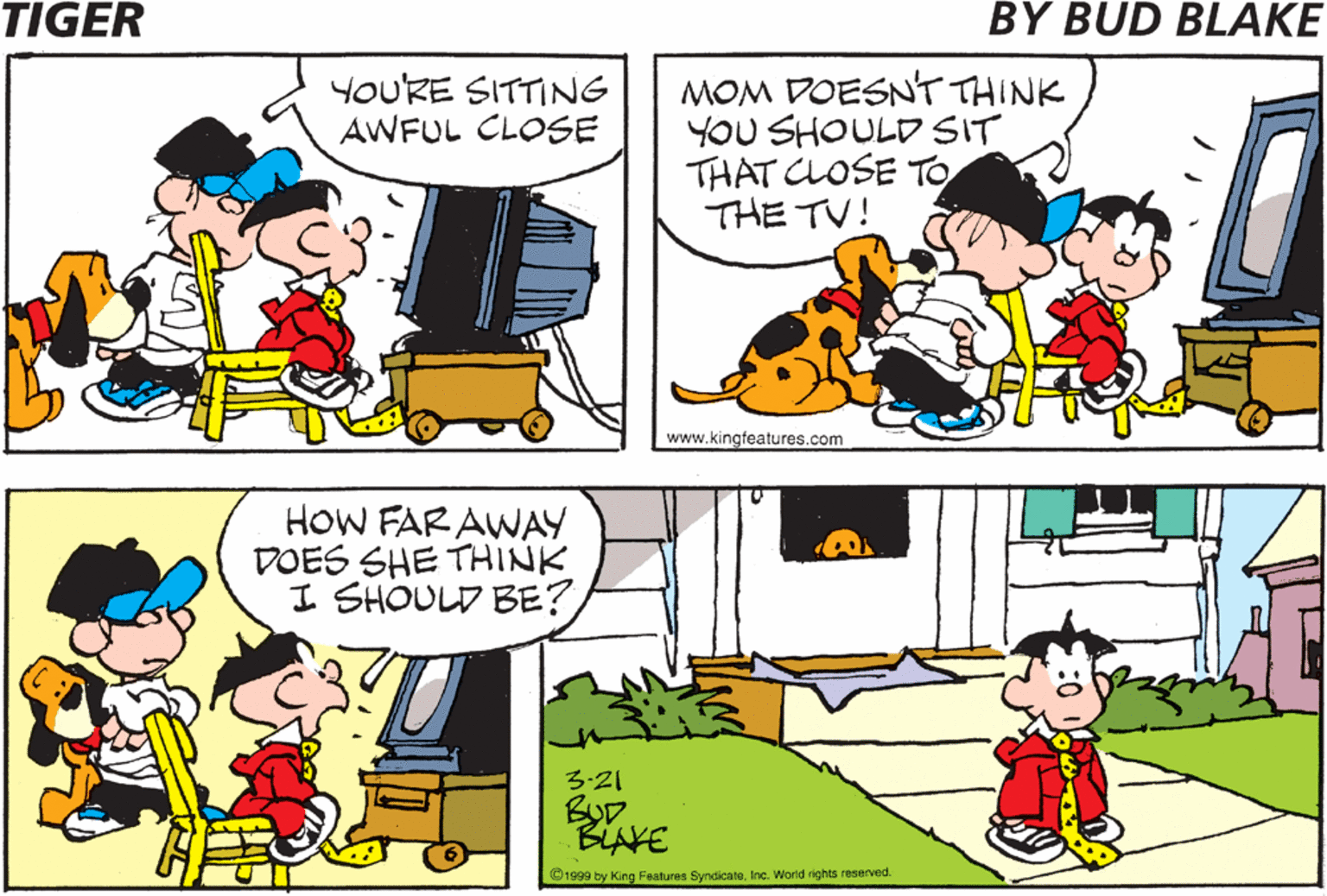 Tiger Comic Strip 1999-03-21 | Comics Kingdom