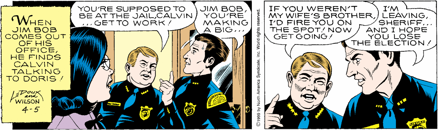Judge Parker Comic Strip 1999-04-05 | Comics Kingdom