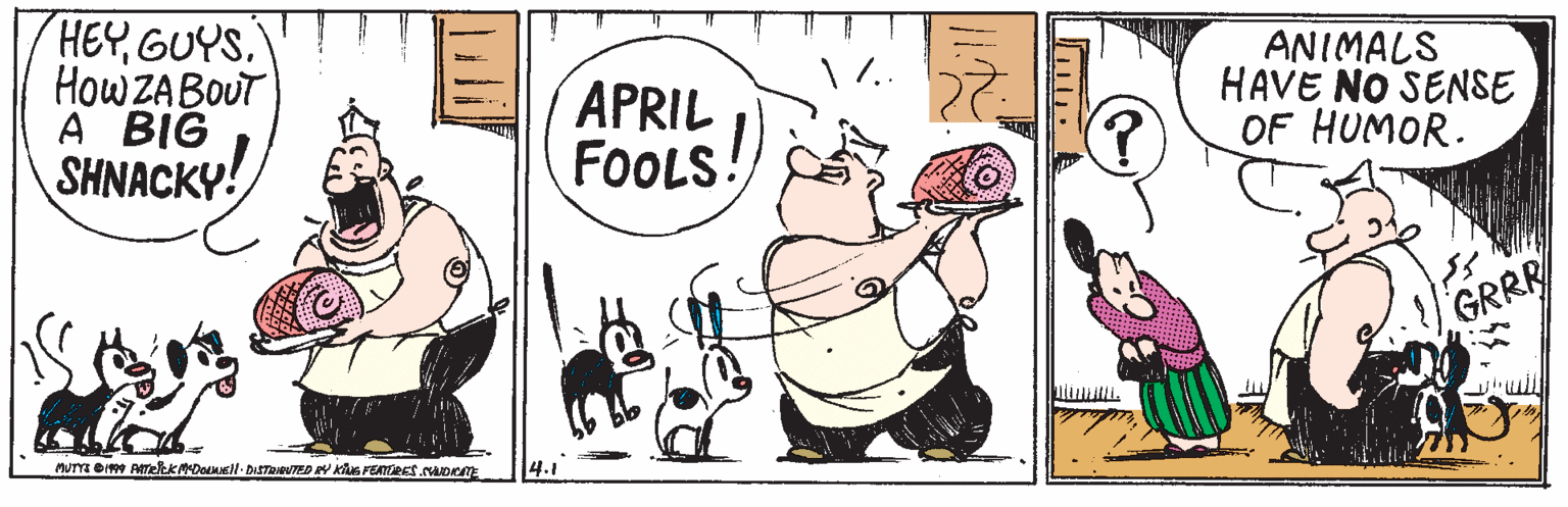 Mutts Comic Strip 1999-04-01 | Comics Kingdom