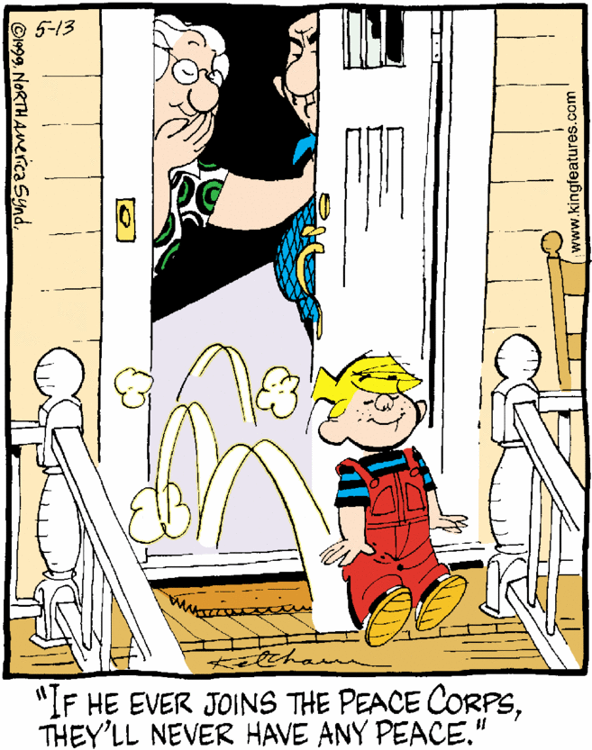 Dennis The Menace Comic Strip 1999-05-13 | Comics Kingdom
