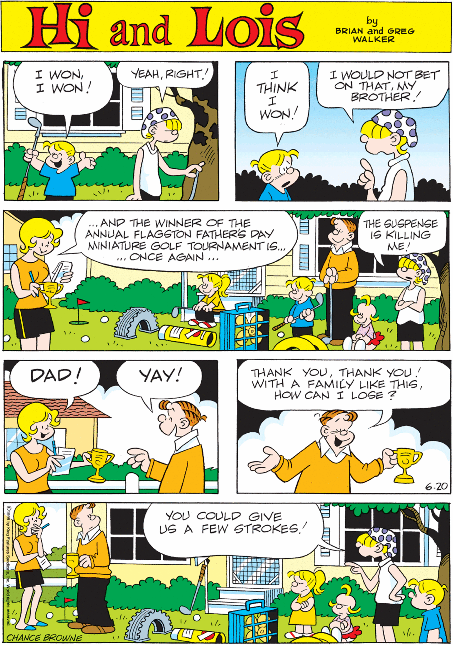 Hi and Lois Comic Strip 1999-06-20 | Comics Kingdom