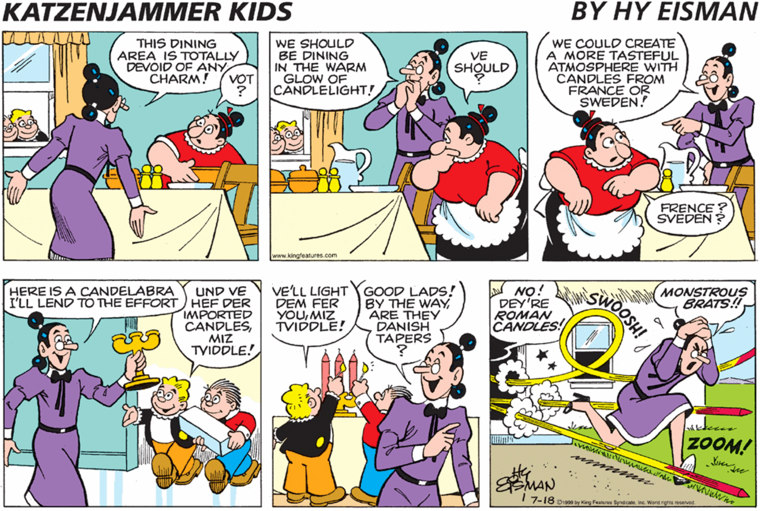 Katzenjammer Kids Comic Strip 1999-07-18 | Comics Kingdom