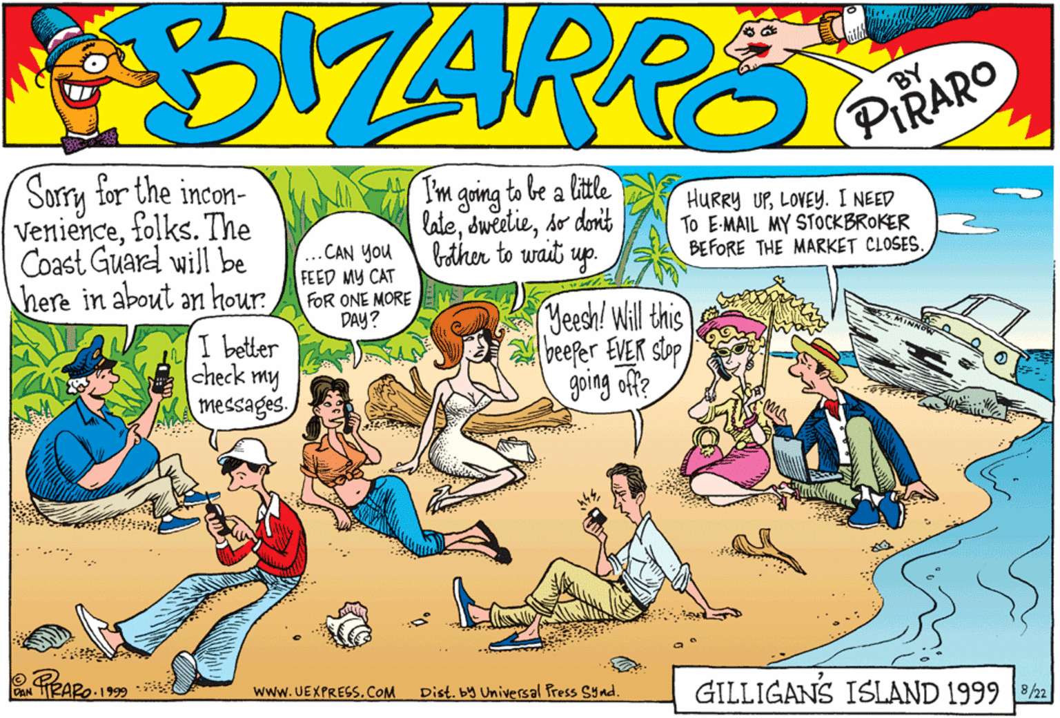 Bizarro Comic Strip 1999-08-22 | Comics Kingdom