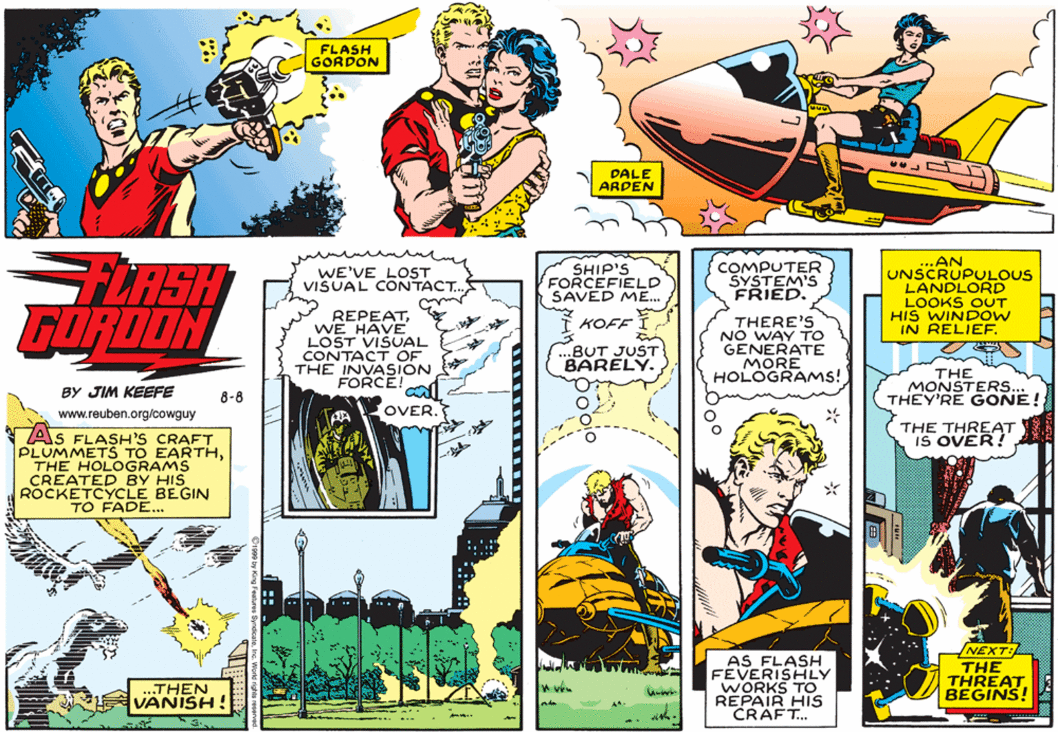 Flash Gordon Comic Strip 1999-08-08 | Comics Kingdom