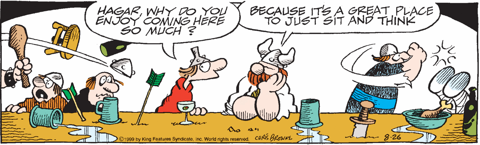 Hagar The Horrible Comic Strip 1999-08-26 | Comics Kingdom