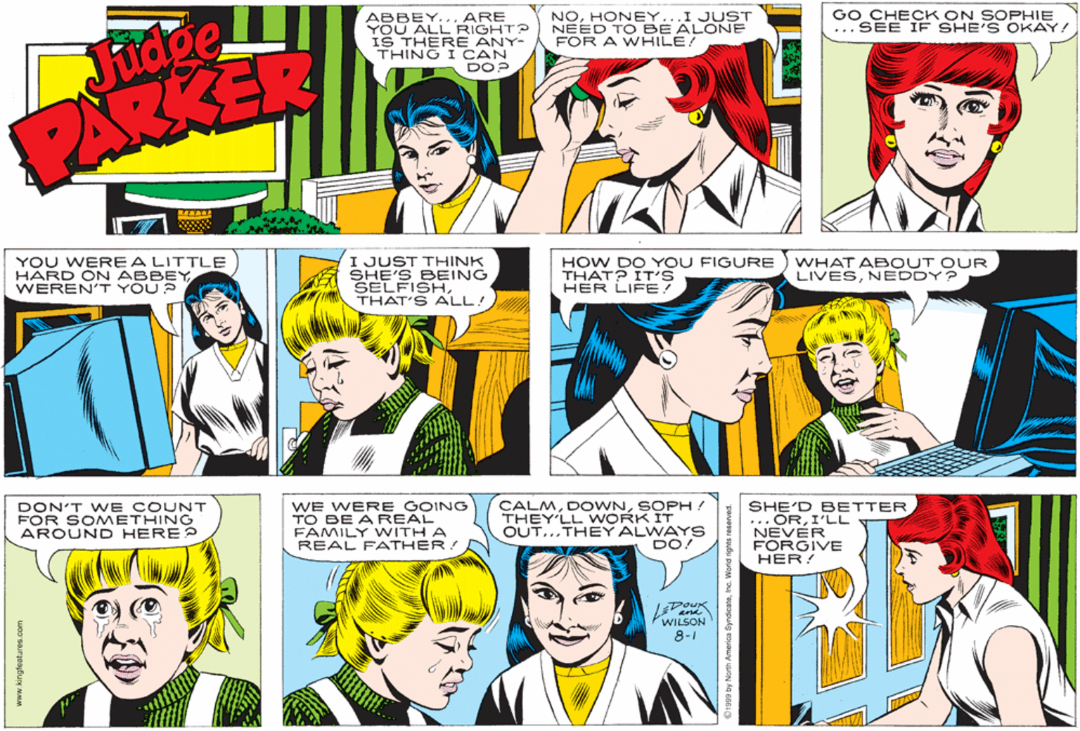 Judge Parker Comic Strip 1999-08-01 | Comics Kingdom