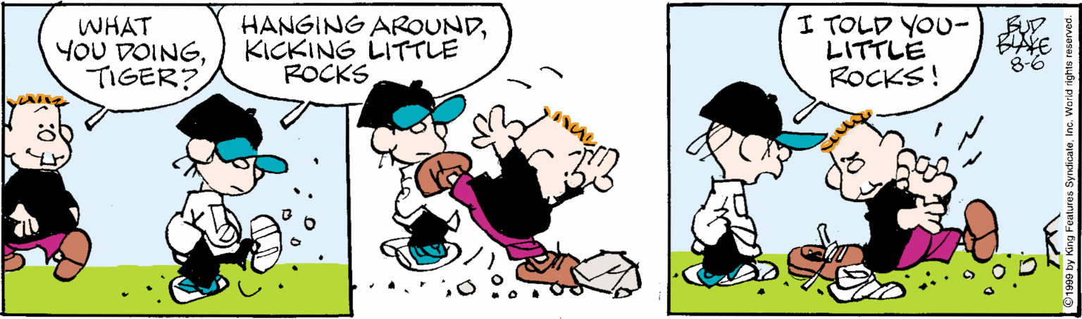 Tiger Comic Strip 1999-08-06 | Comics Kingdom