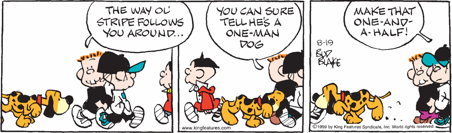Tiger Comic Strip 1999-08-19 | Comics Kingdom