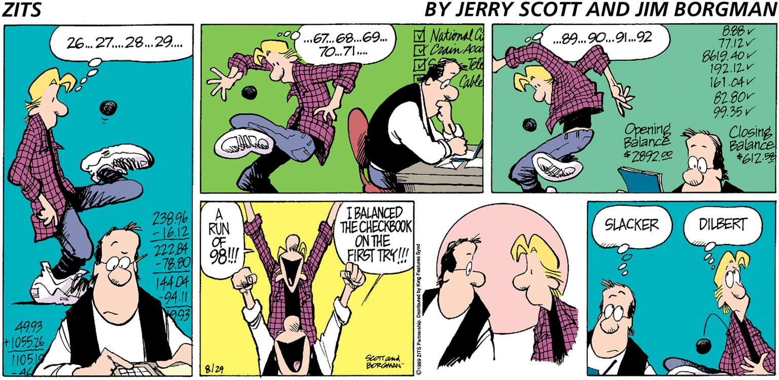 Zits Comic Strip 1999-08-29 | Comics Kingdom