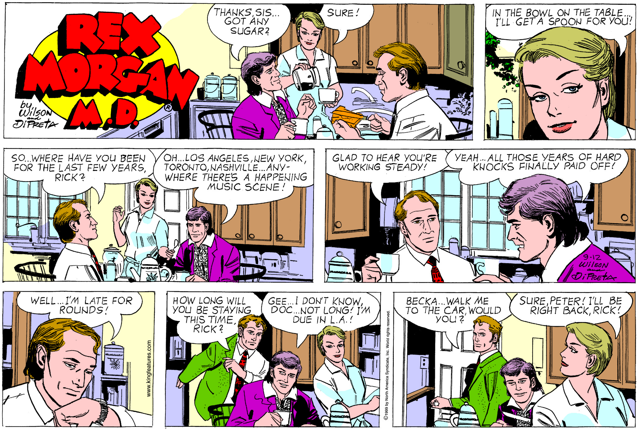 Rex Morgan M.D. Comic Strip 1999-09-12 | Comics Kingdom