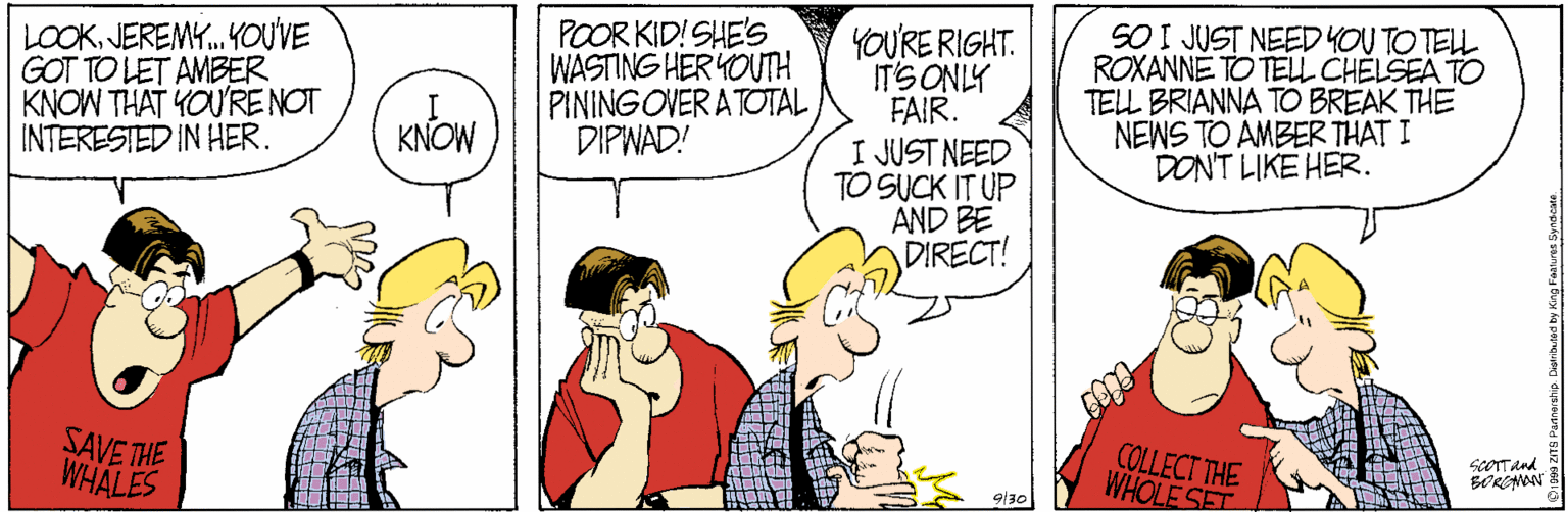 Zits Comic Strip 1999-09-30 | Comics Kingdom