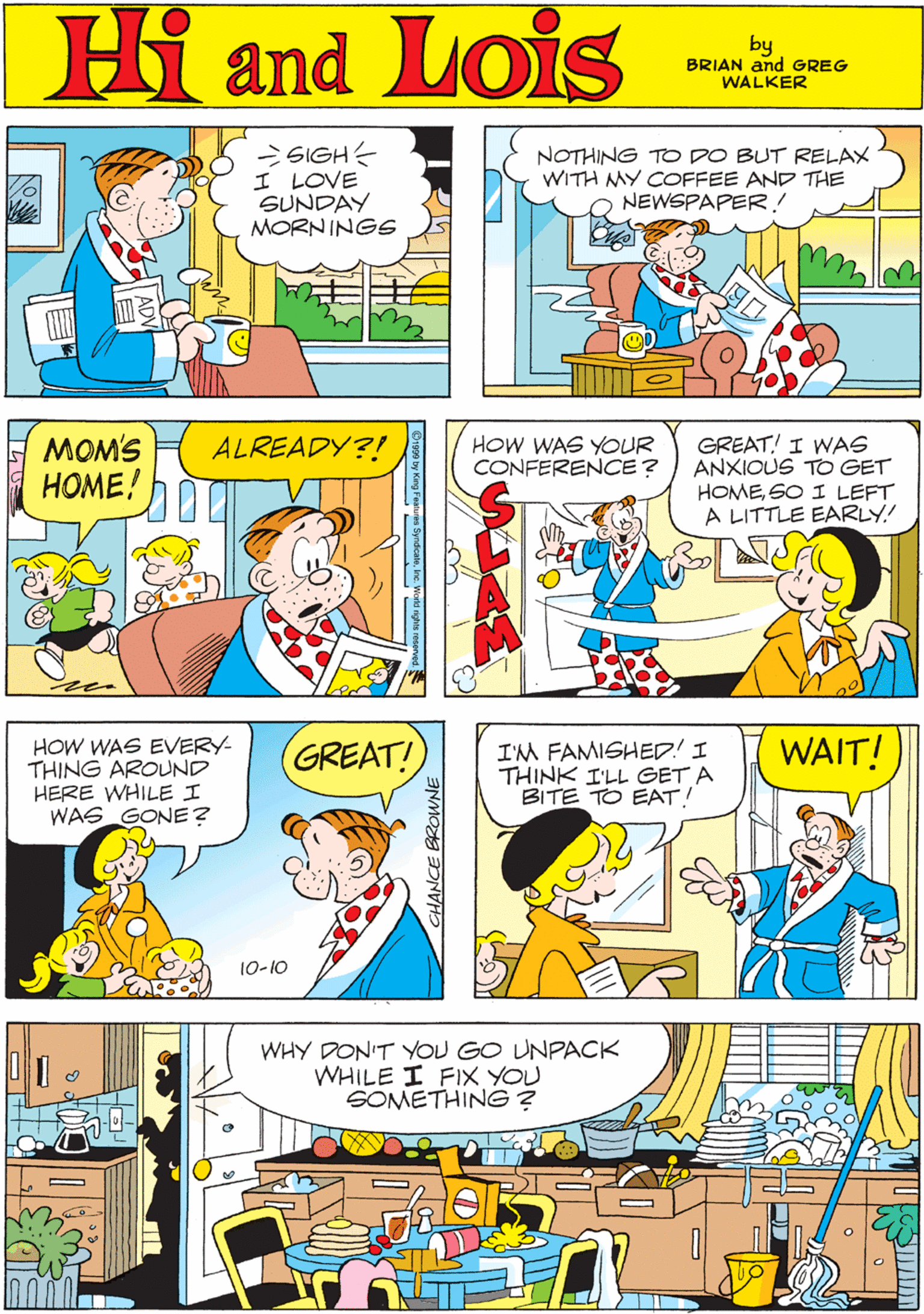 Hi and Lois Comic Strip 1999-10-10 | Comics Kingdom