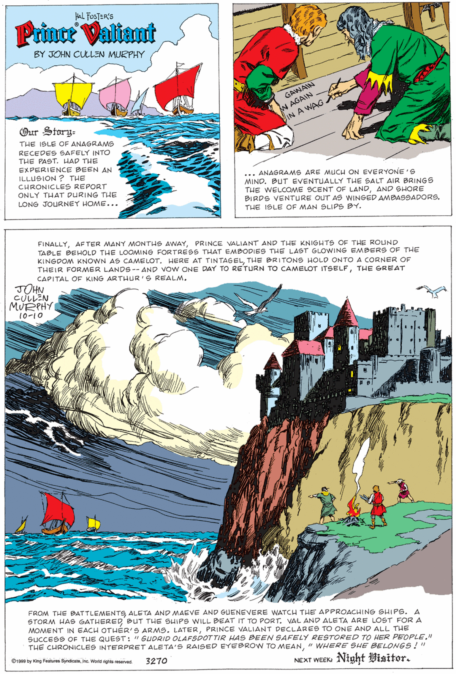 Prince Valiant Comic Strip 1999-10-10 | Comics Kingdom