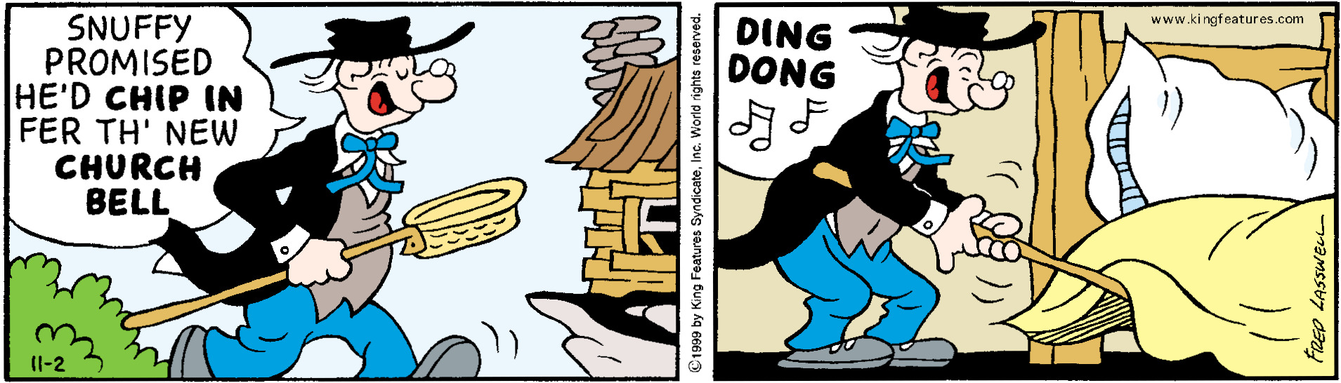 Barney Google And Snuffy Smith Comic Strip 1999-11-02 | Comics Kingdom