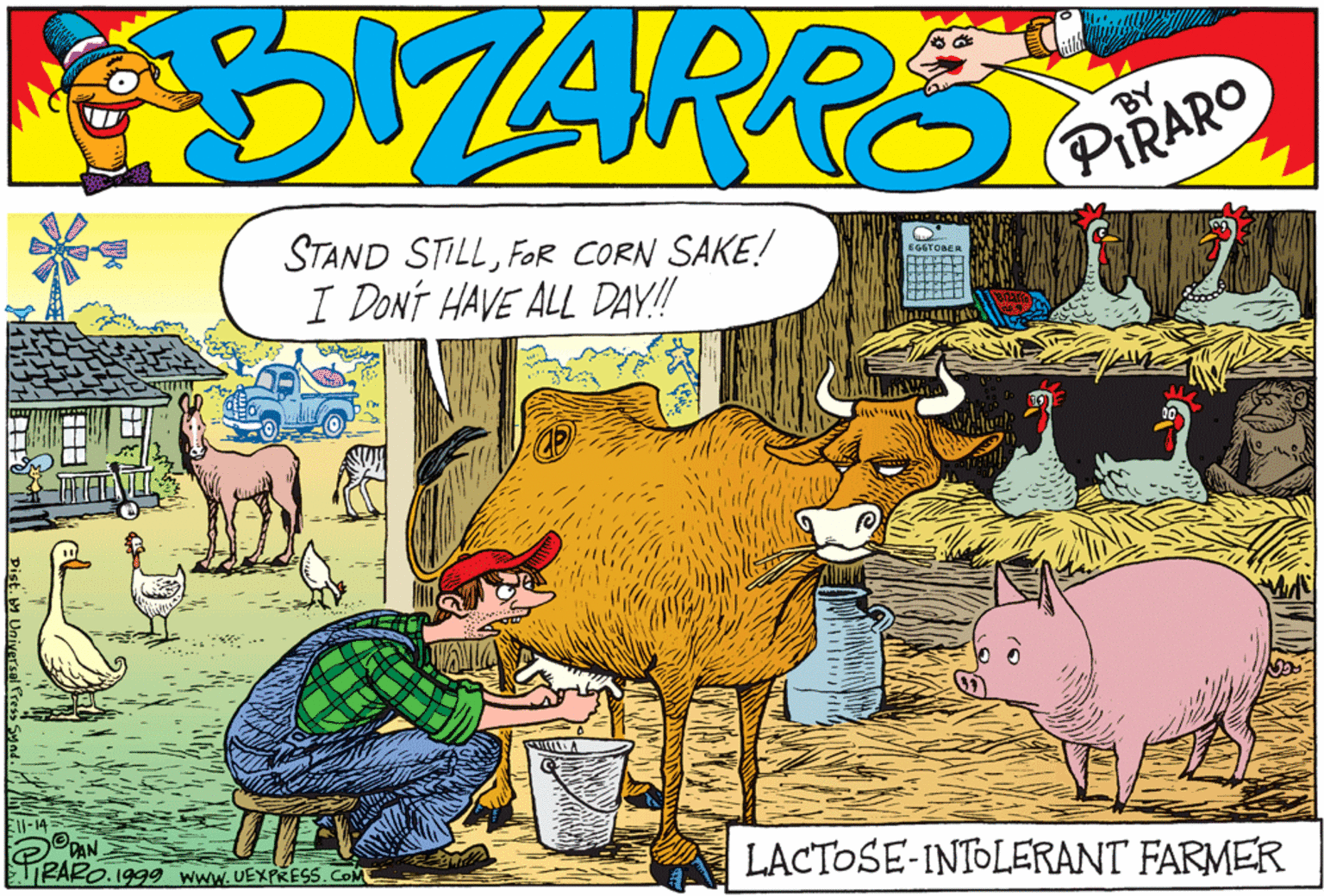 Bizarro Comic Strip 1999-11-14 | Comics Kingdom