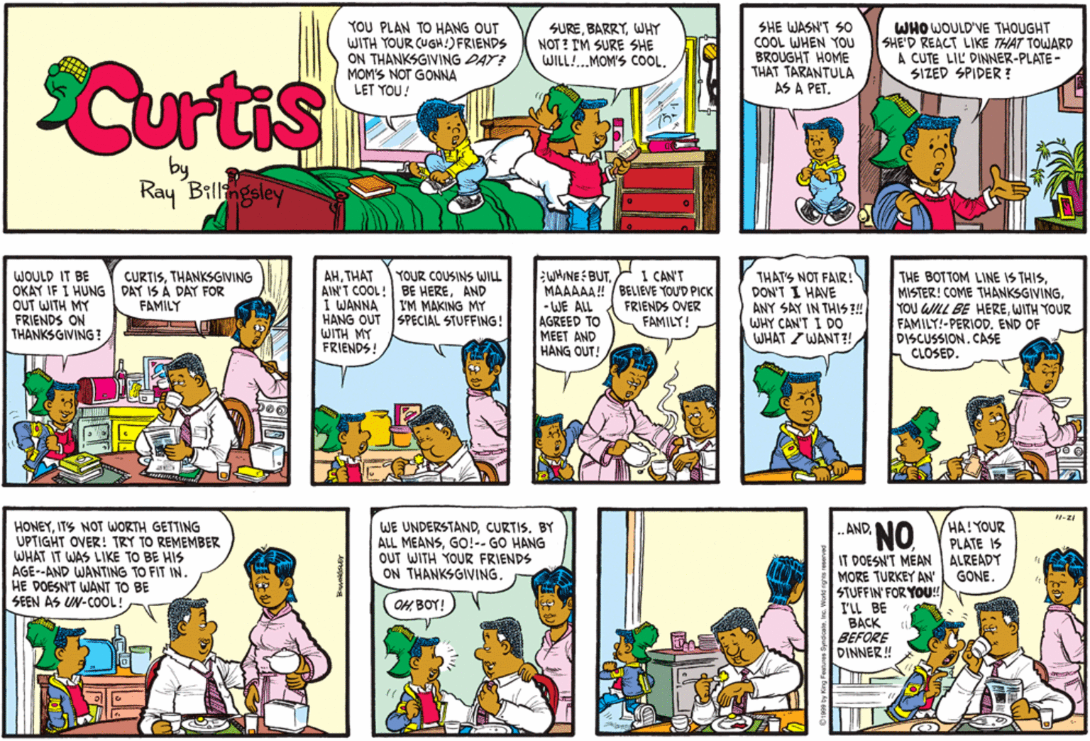 Curtis Comic Strip 1999-11-21 | Comics Kingdom