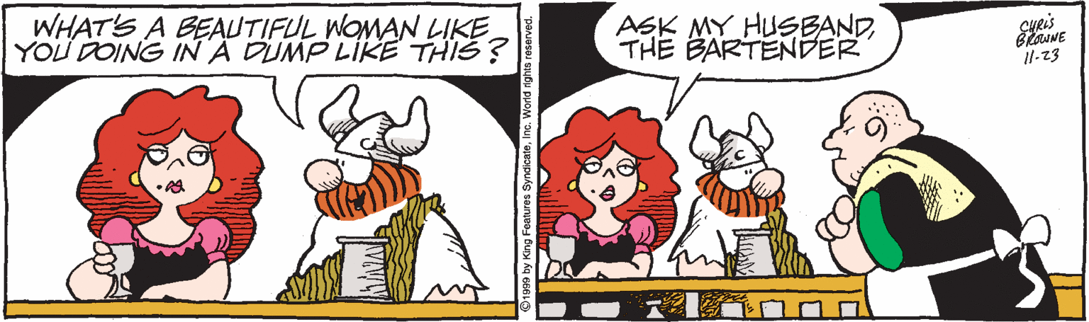 Hagar The Horrible Comic Strip 1999-11-23 | Comics Kingdom