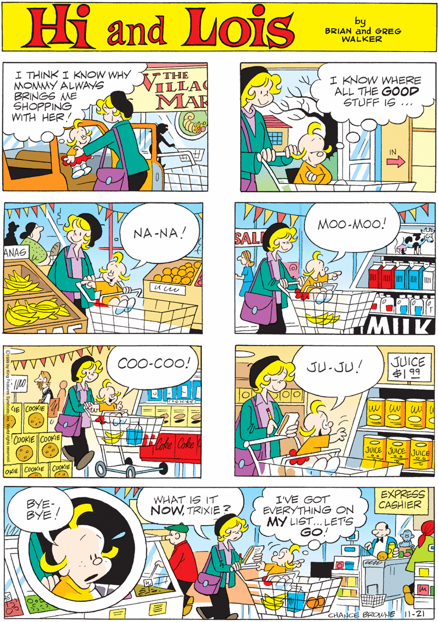 Hi and Lois Comic Strip 1999-11-21 | Comics Kingdom