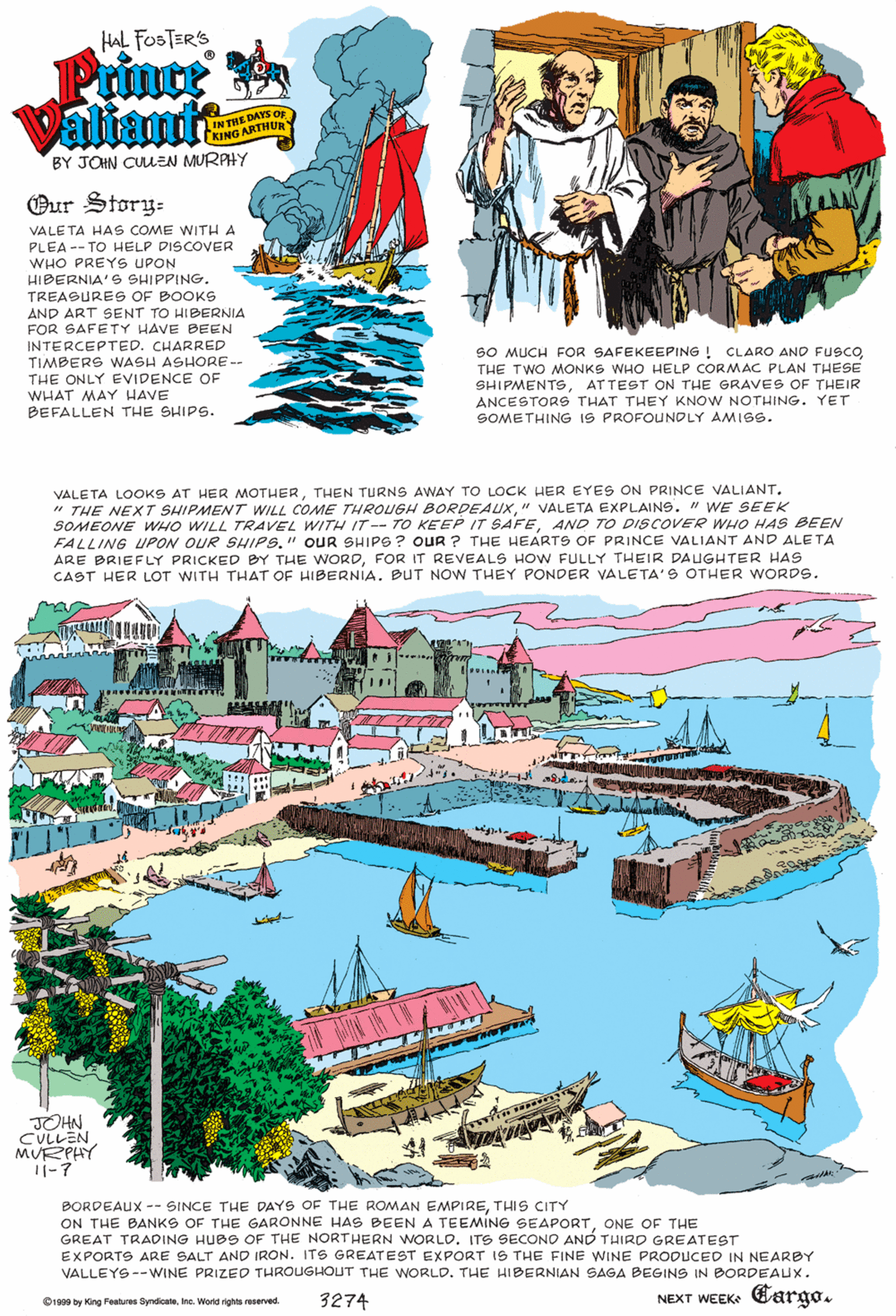 Prince Valiant Comic Strip 1999-11-07 | Comics Kingdom