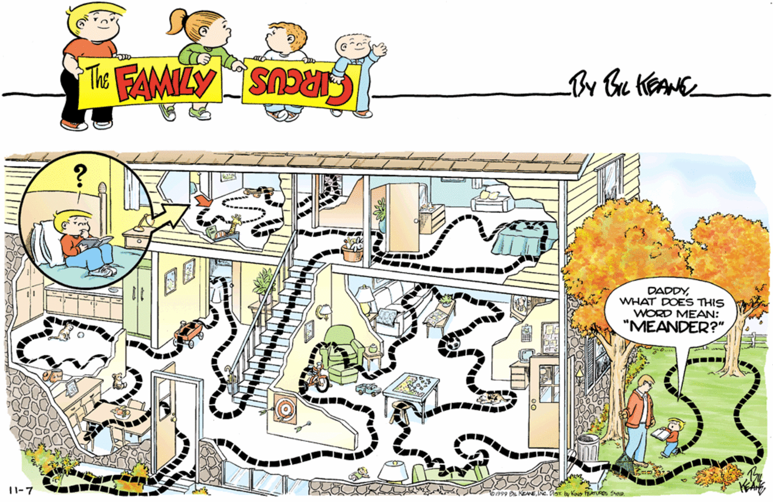The Family Circus Comic Strip 1999-11-07 | Comics Kingdom