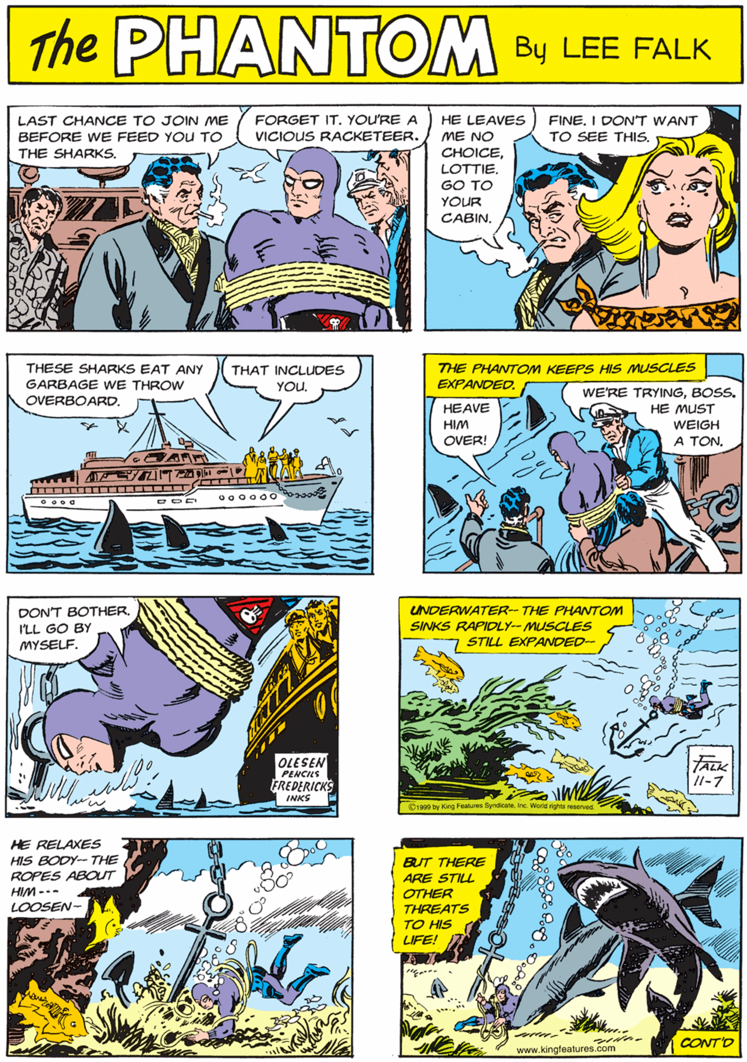 The Phantom Comic Strip 1999-11-07 | Comics Kingdom