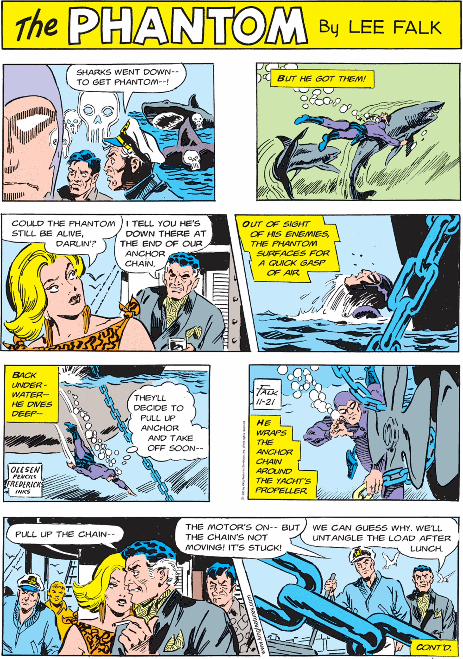 The Phantom Comic Strip 1999-11-21 | Comics Kingdom