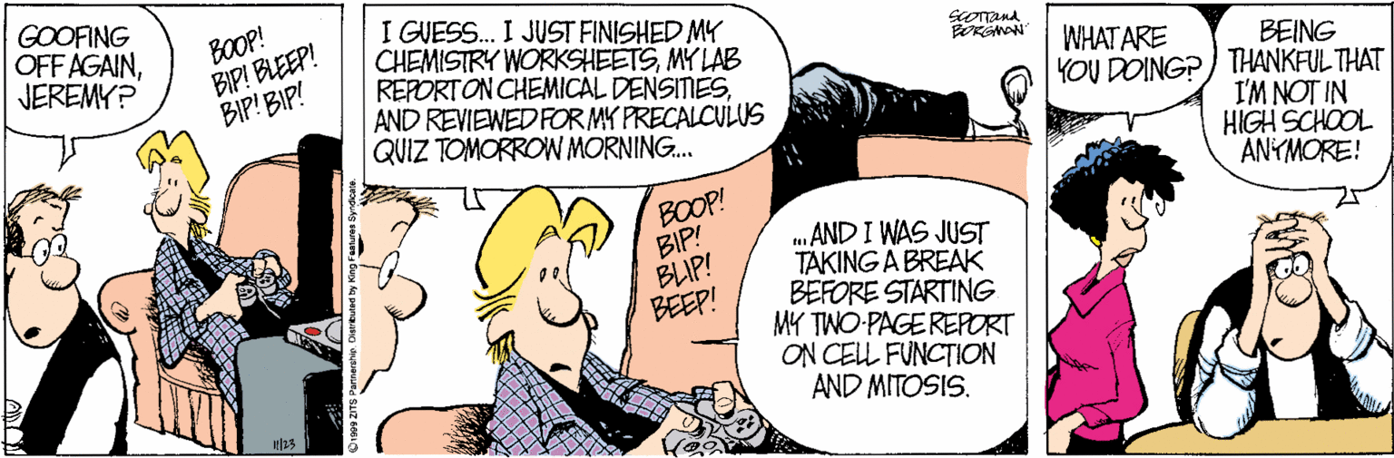 Zits Comic Strip 1999-11-23 | Comics Kingdom