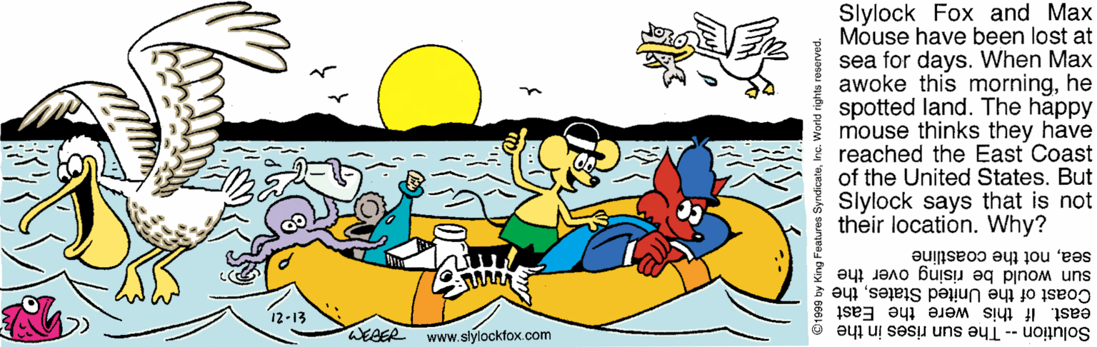 Slylock Fox Comic Strip 1999-12-13 | Comics Kingdom