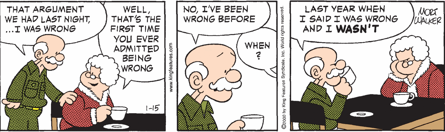 Beetle Bailey Comic Strip 2000-01-15 | Comics Kingdom