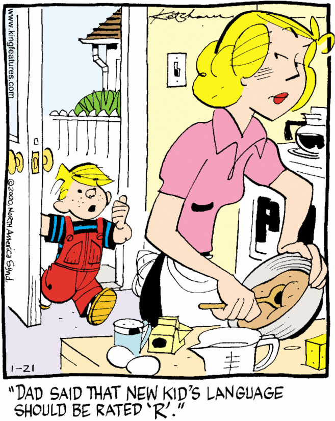 Dennis The Menace Comic Strip 2000-01-21 | Comics Kingdom