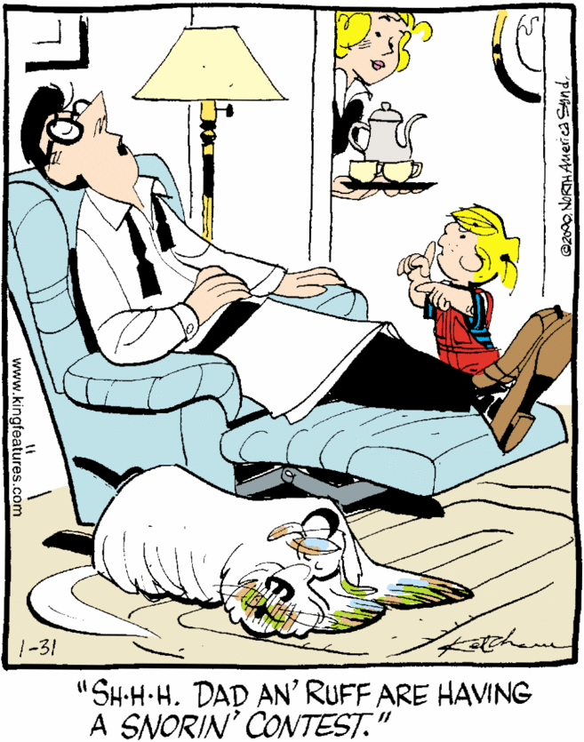 Dennis The Menace Comic Strip 2000-01-31 | Comics Kingdom