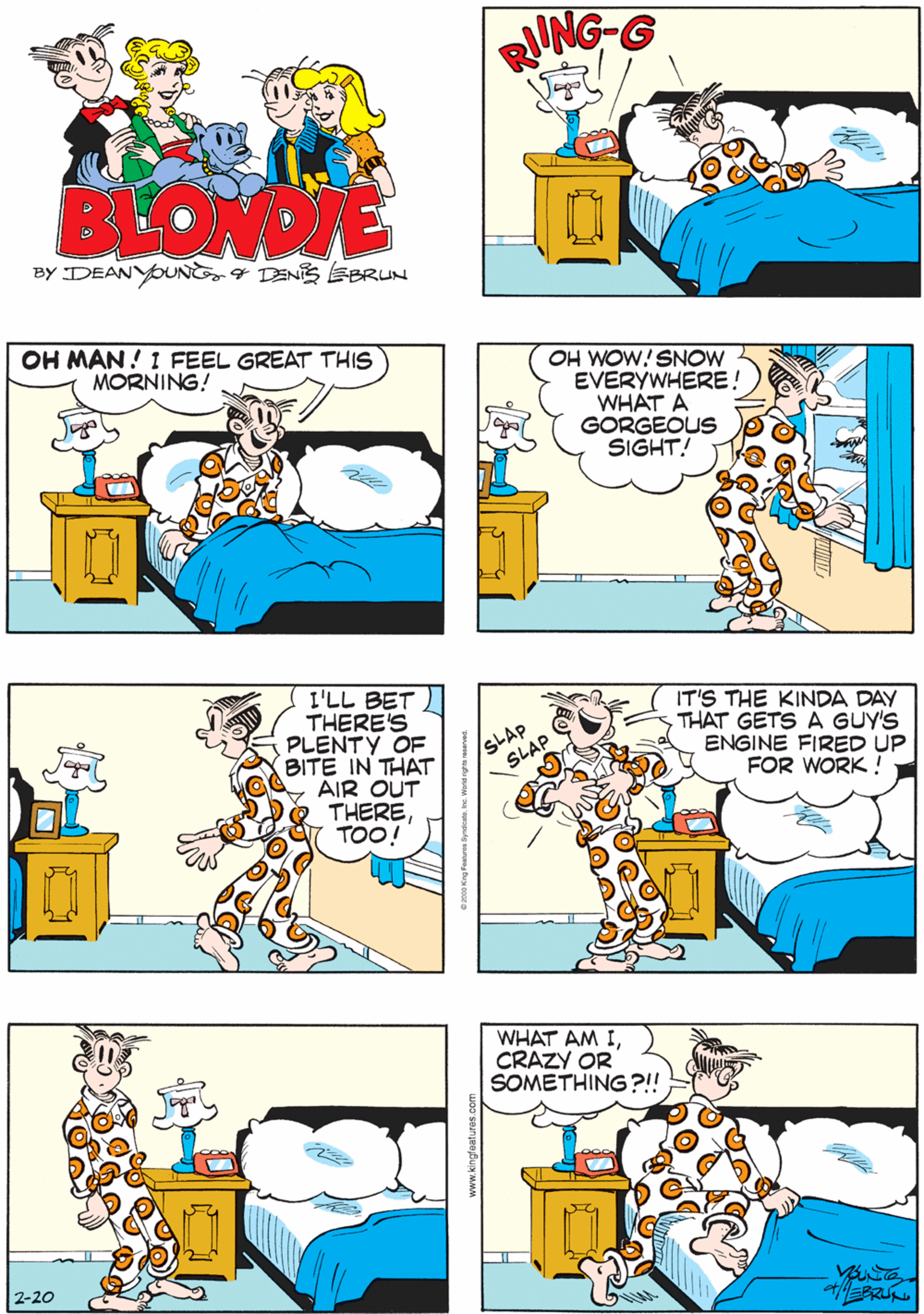 Blondie Comic Strip 2000-02-20 | Comics Kingdom