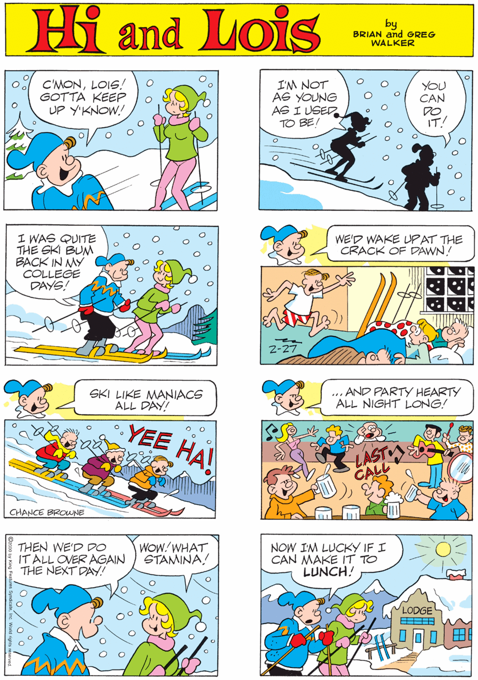 Hi and Lois Comic Strip 2000-02-27 | Comics Kingdom