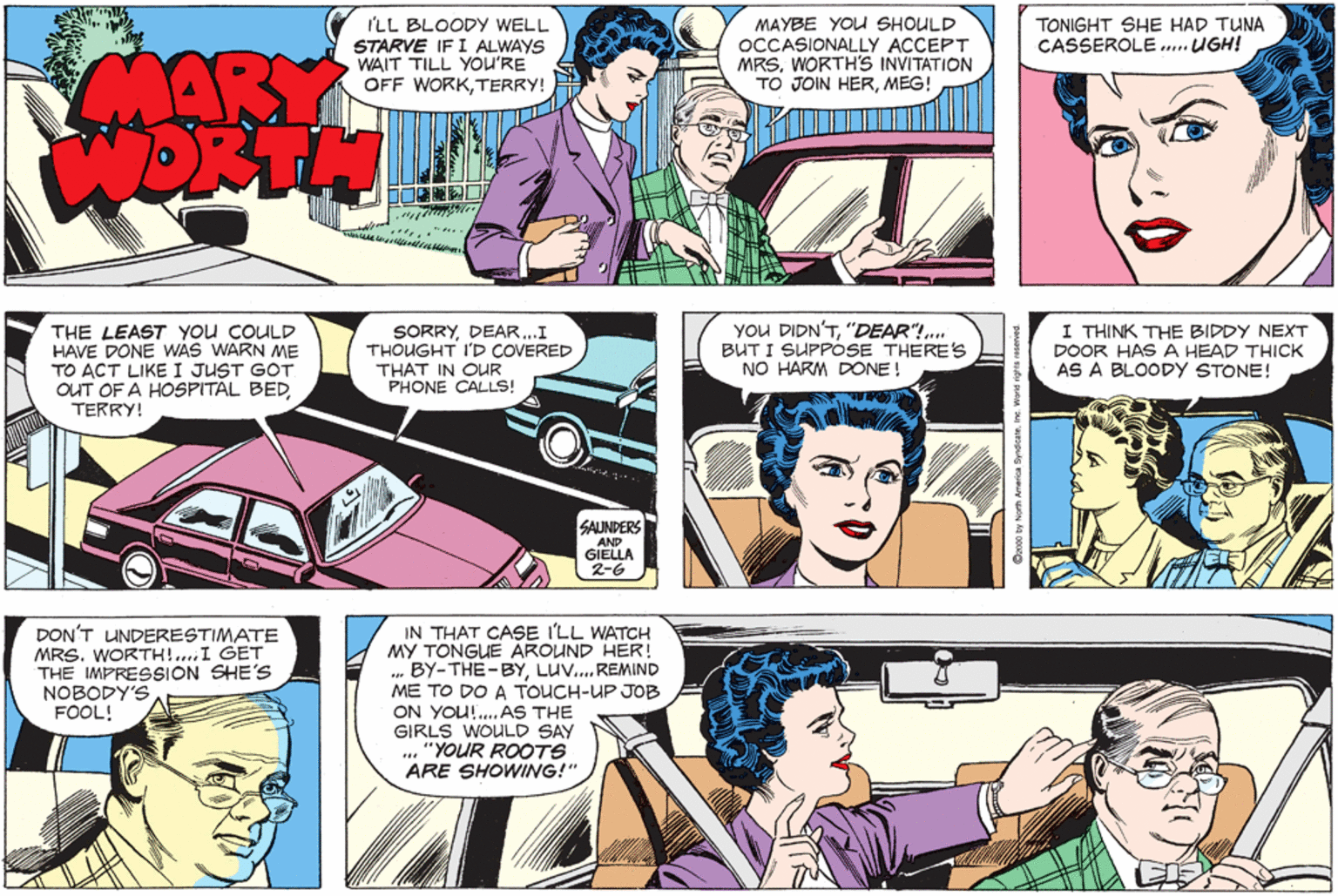Mary Worth Comic Strip 2000-02-06 | Comics Kingdom