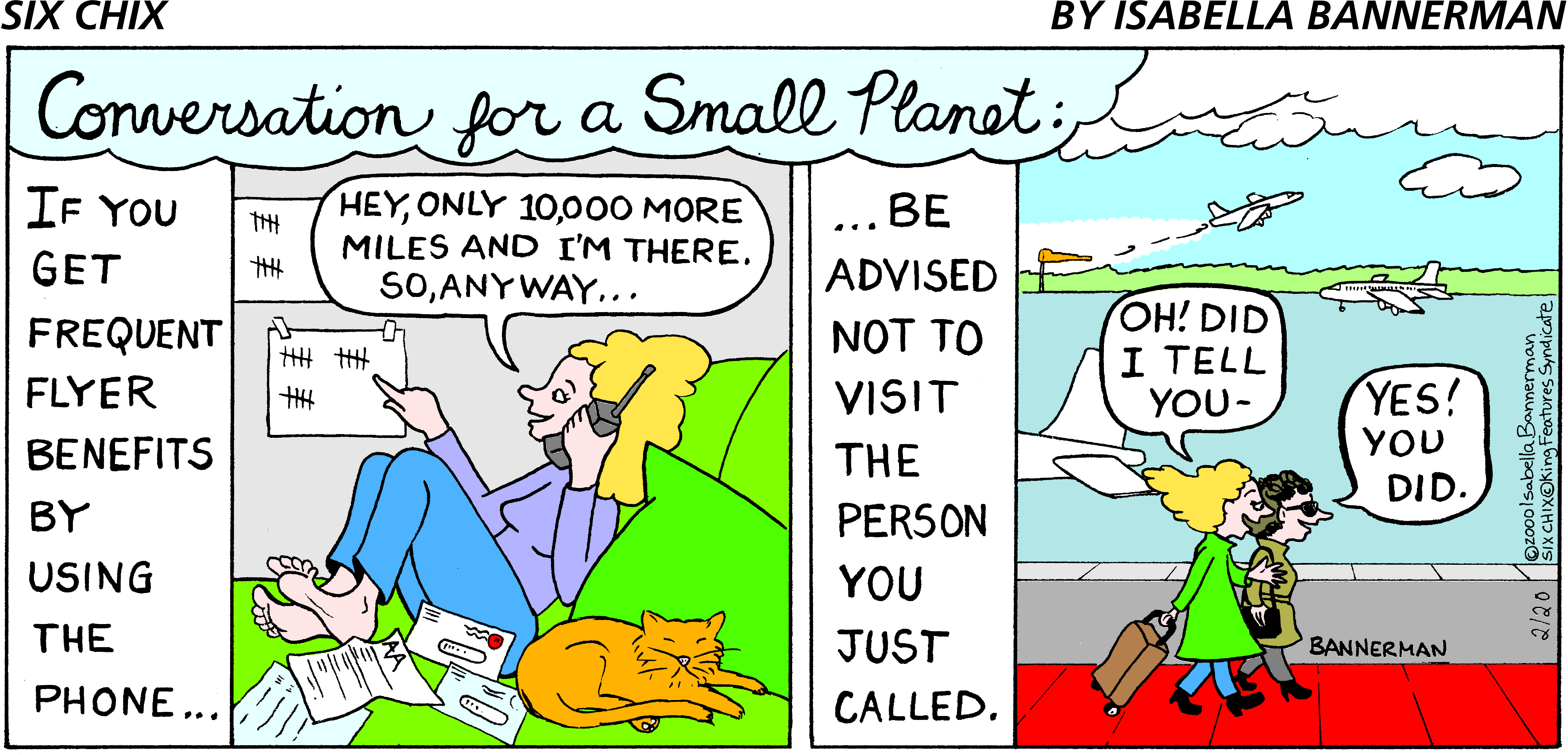 Six Chix Comic Strip 2000-02-20 | Comics Kingdom