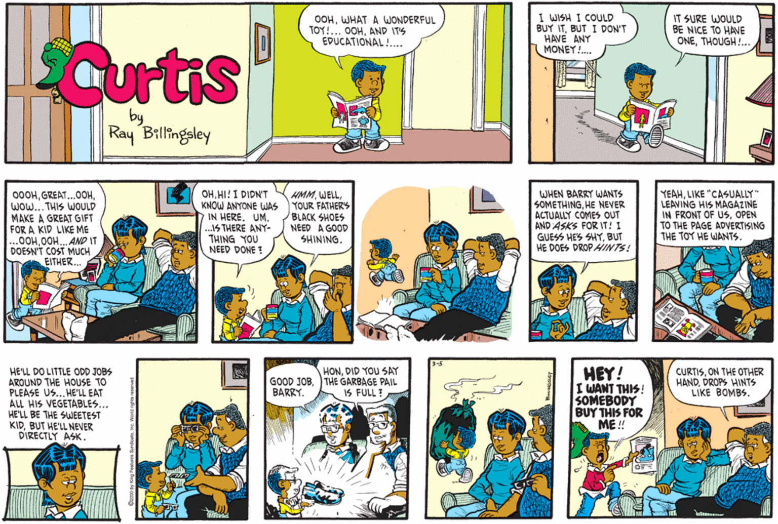Curtis Comic Strip 2000-03-05 | Comics Kingdom