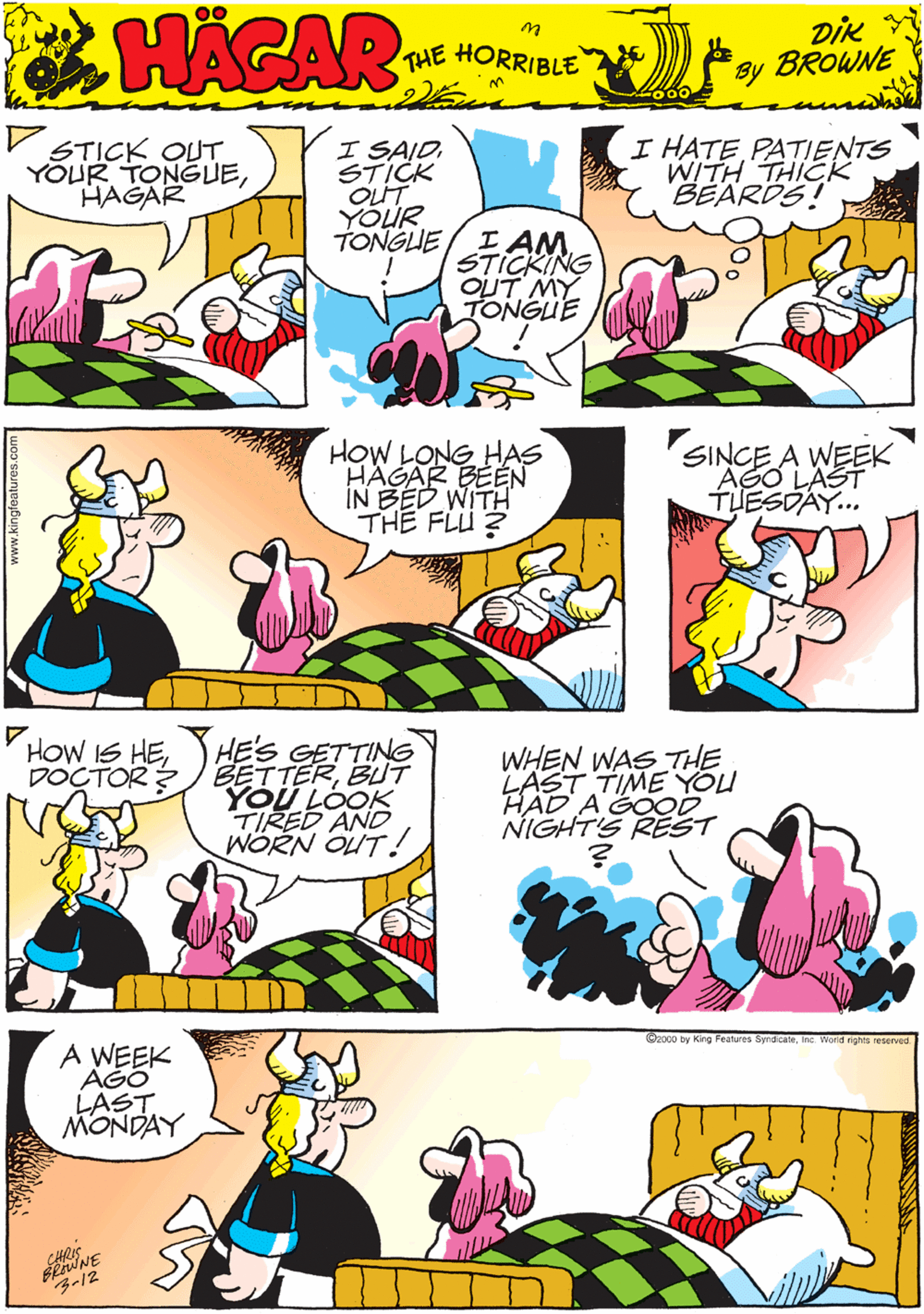 Hagar The Horrible Comic Strip 2000-03-12 | Comics Kingdom