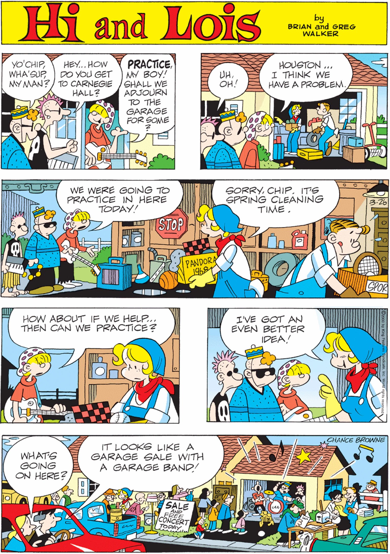 Hi and Lois Comic Strip 2000-03-26 | Comics Kingdom