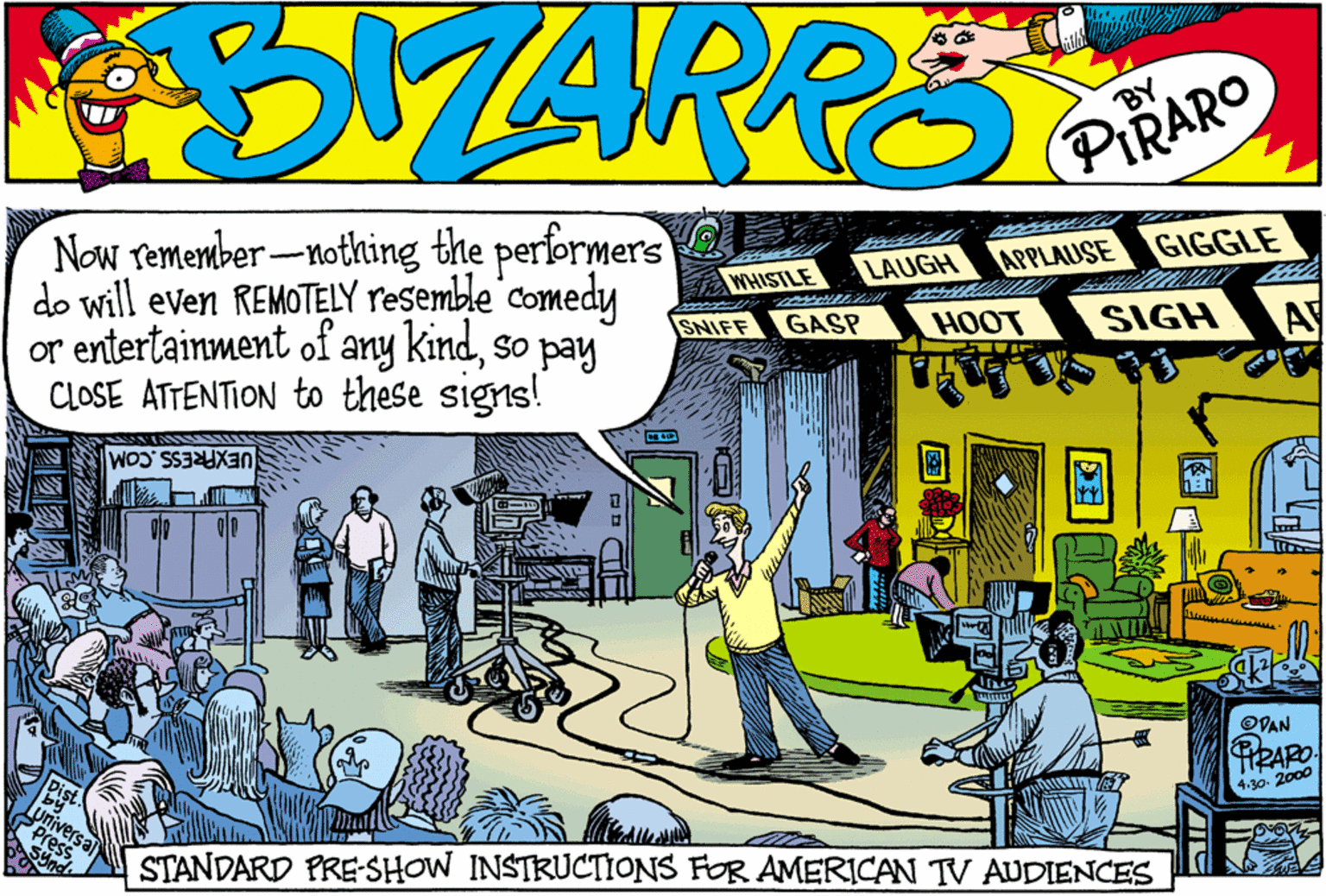 Bizarro Comic Strip 2000-04-30 | Comics Kingdom