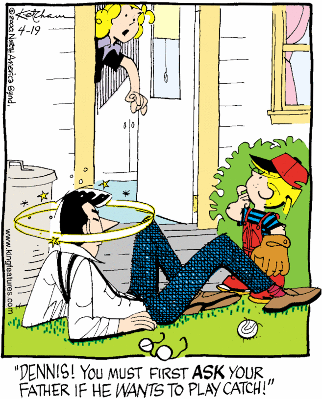 Dennis The Menace Comic Strip 2000-04-19 | Comics Kingdom