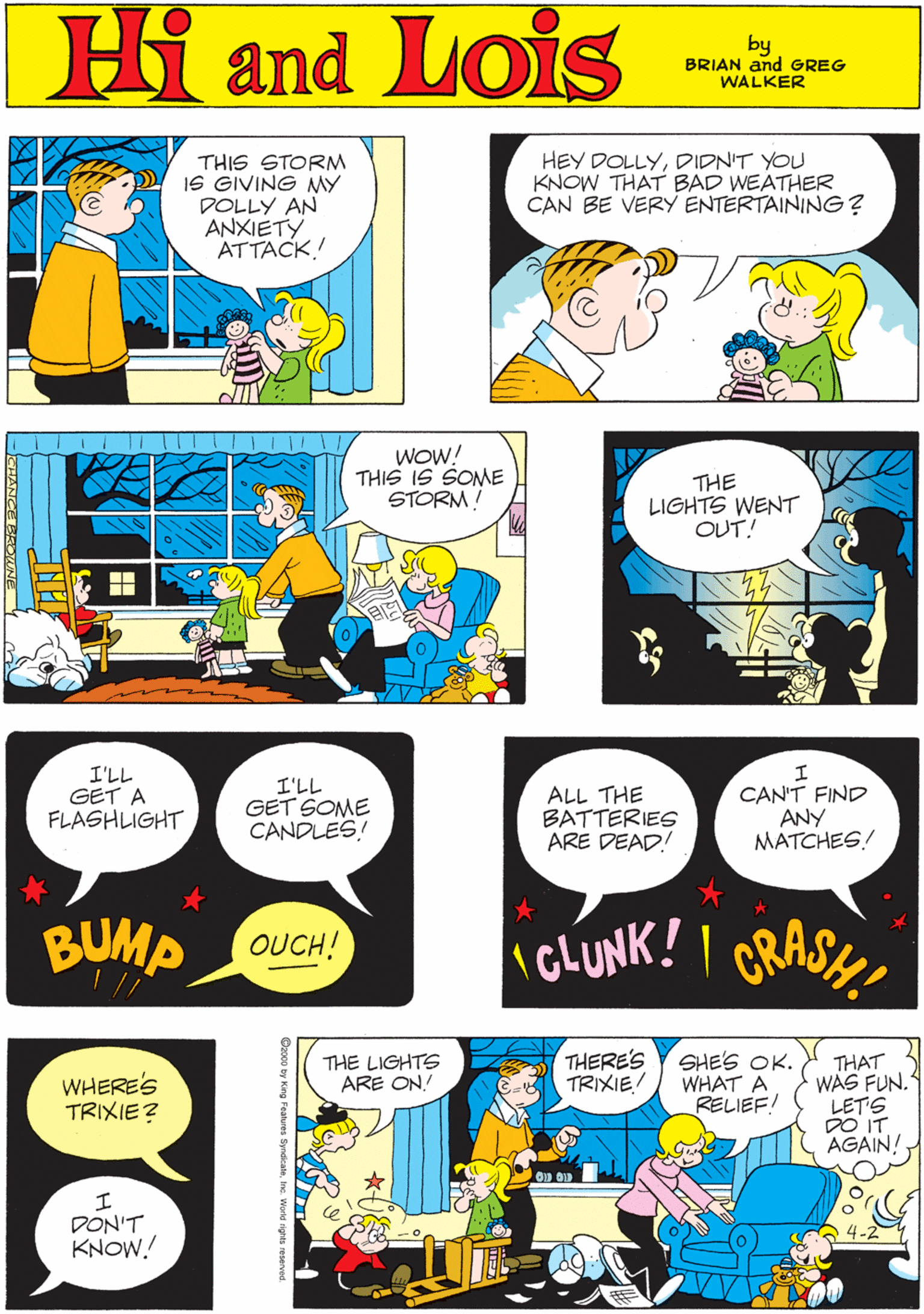 Hi and Lois Comic Strip 2000-04-02 | Comics Kingdom